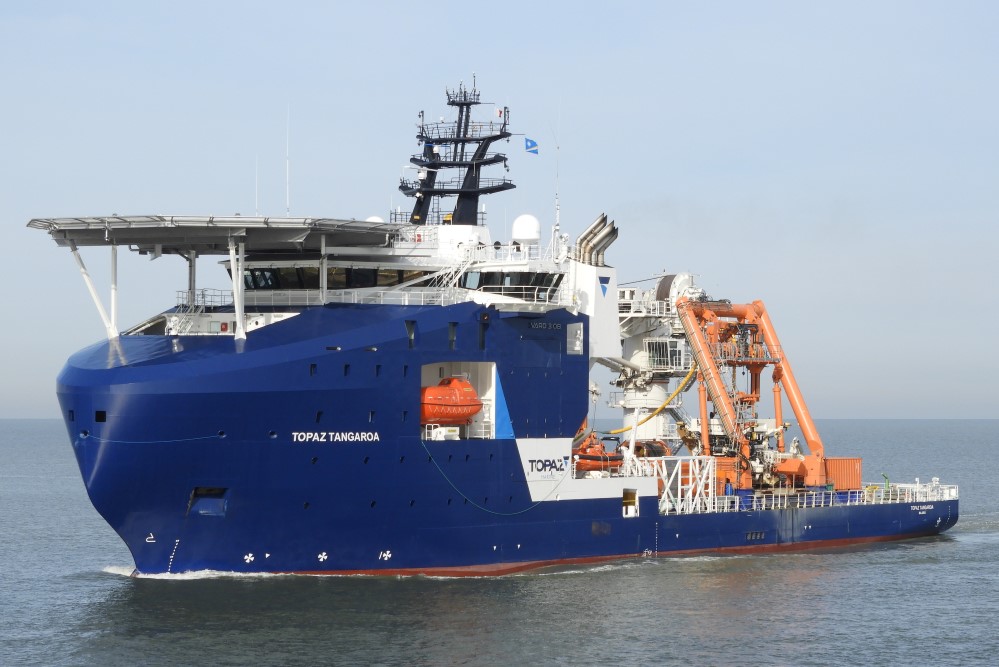 G.GYSSELS SHIPCOLLECTION: TOPAZ TANGAROA : OFFSHORE SUPPLY VESSEL