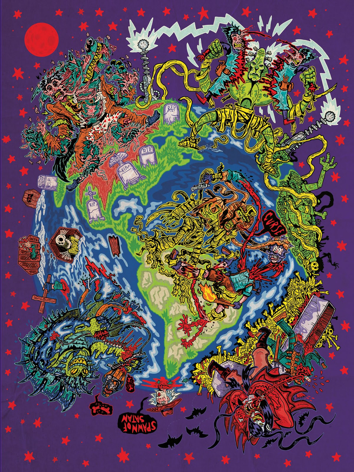 Pretty Weird Art: Pretty Weird Art Universal Monsters Poster