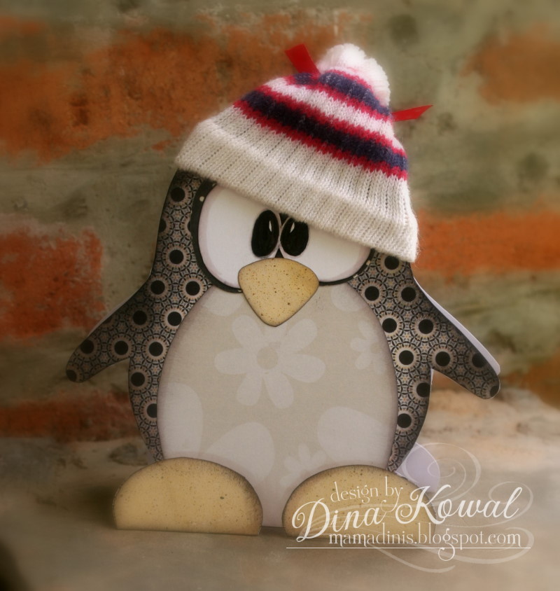 Dina Kowal Creative: Penguin card