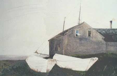 Andrew Wyeth's watercolor works - Video Lessons of Drawing & Painting