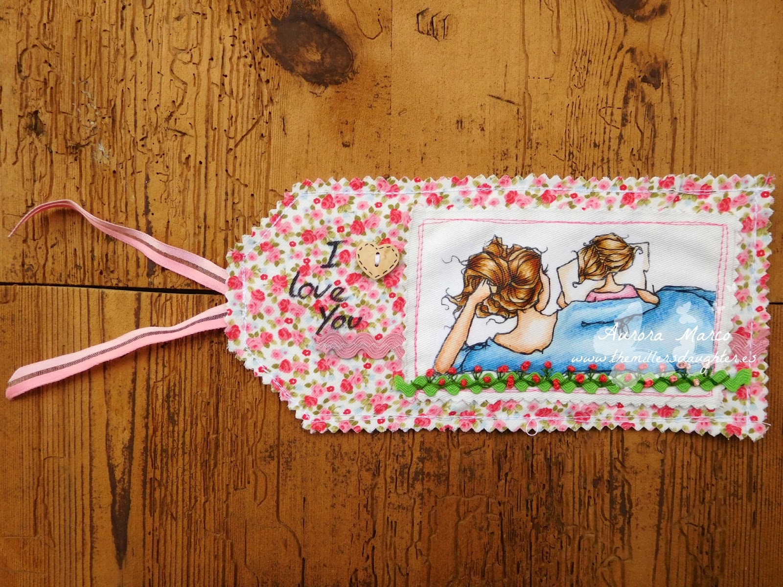 The Miller's Daughter: Fabric Book Mark