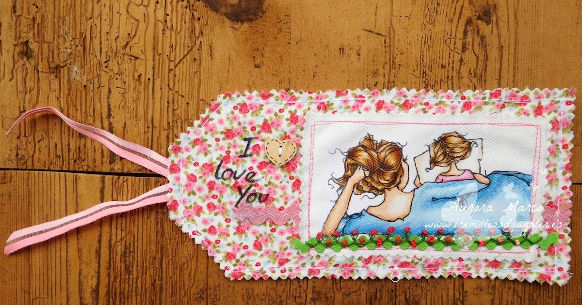 The Miller's Daughter: Fabric Book Mark