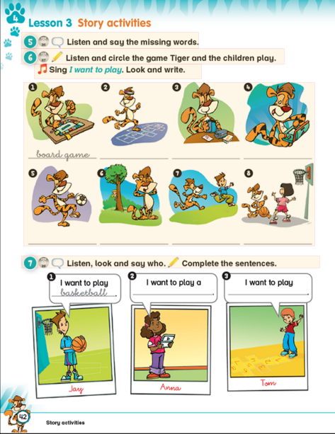 Vaguadas Busy Bees: Vocabulary, story activities and song