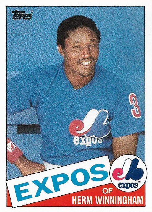 1985 Topps: #131T - Herm Winningham