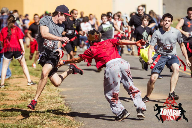 Horsing Around At Home: Zombie Run. The original zombie-infested 5K run
