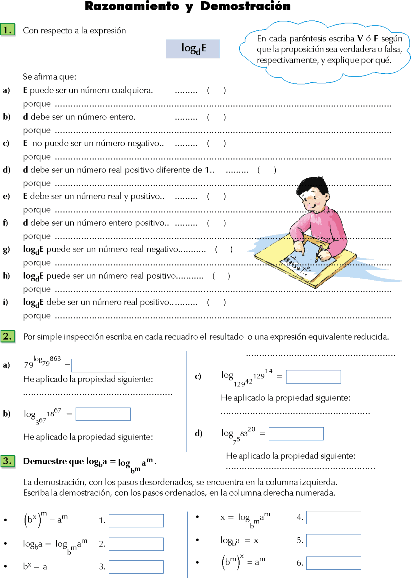PROPIEDADES DE LOGARITMOS EJEMPLOS Y EJERCICIOS RESUELTOS
