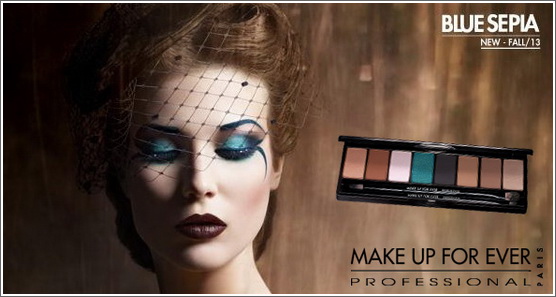 The Beauty Alchemist: Make Up For Ever Blue Sepia- Fall 2013