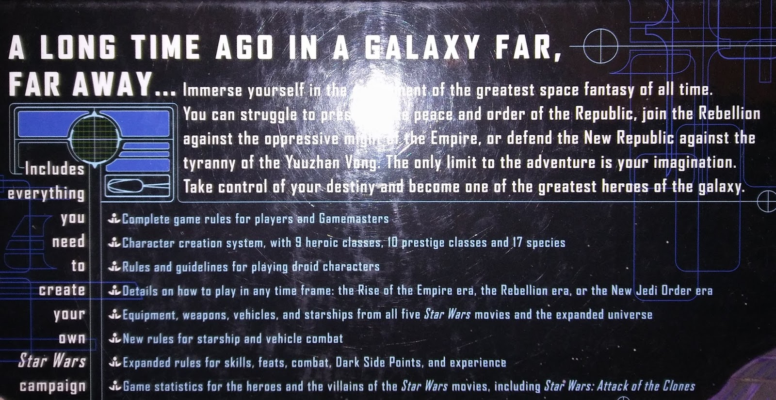 Wargame Dork: [Operation Game Collection] Star Wars RPG/Hobby Gaming ...