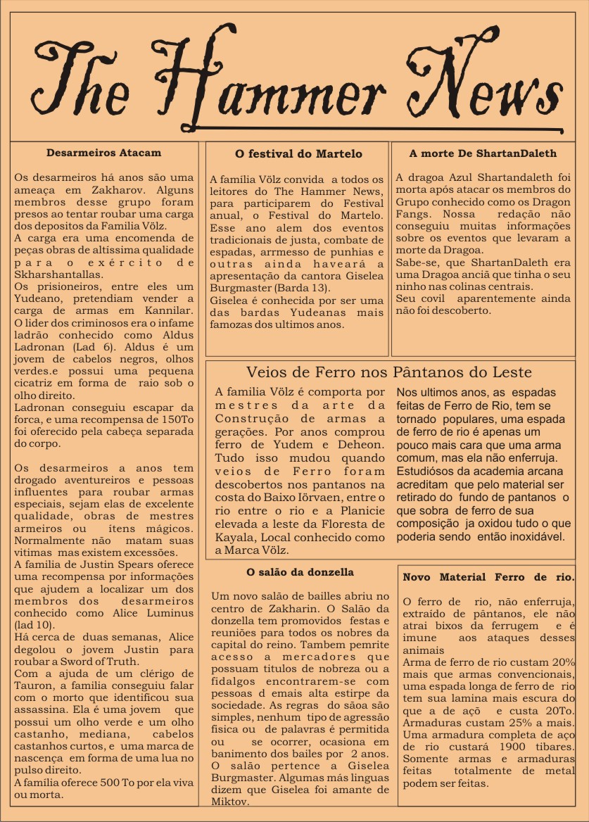 Knight of Hammer: The Hammer News