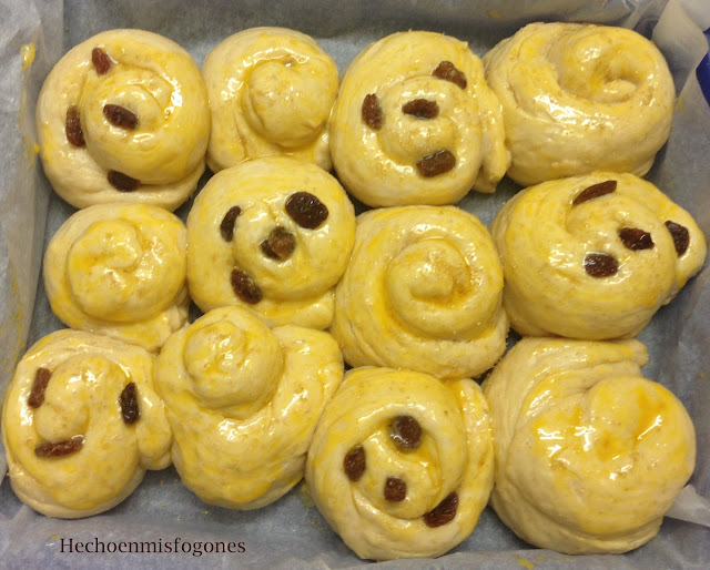 Hecho en mis fogones: Pan de caracolas