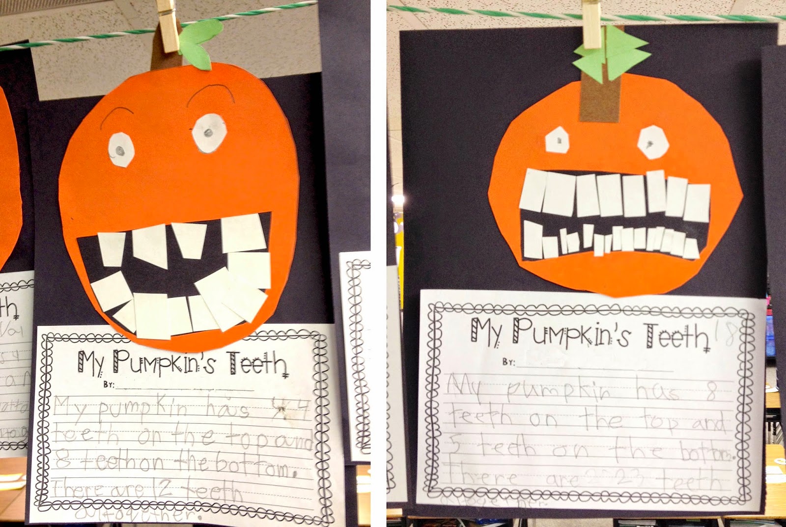 The Lovely Lightbulb: My Pumpkin's Teeth | Freebie Printable