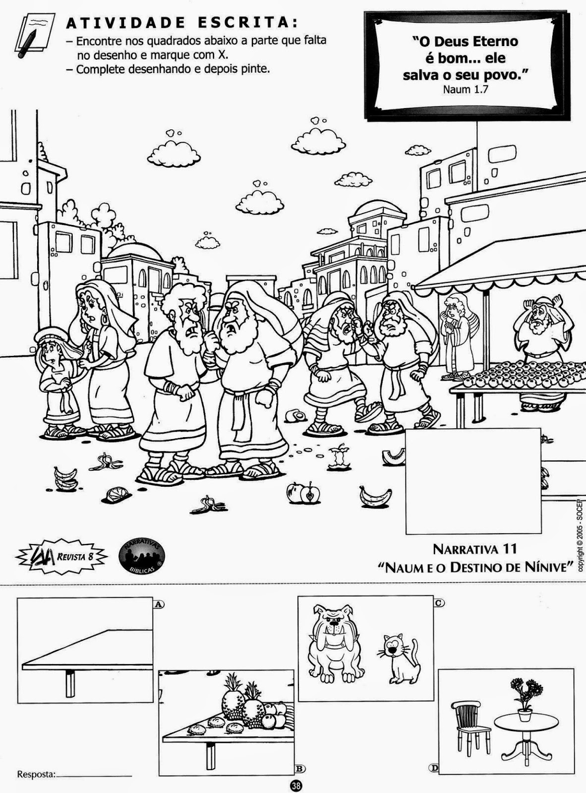 Escola Dominical Infantil: Narrativas bíblicas 8: O profeta Naum e o ...