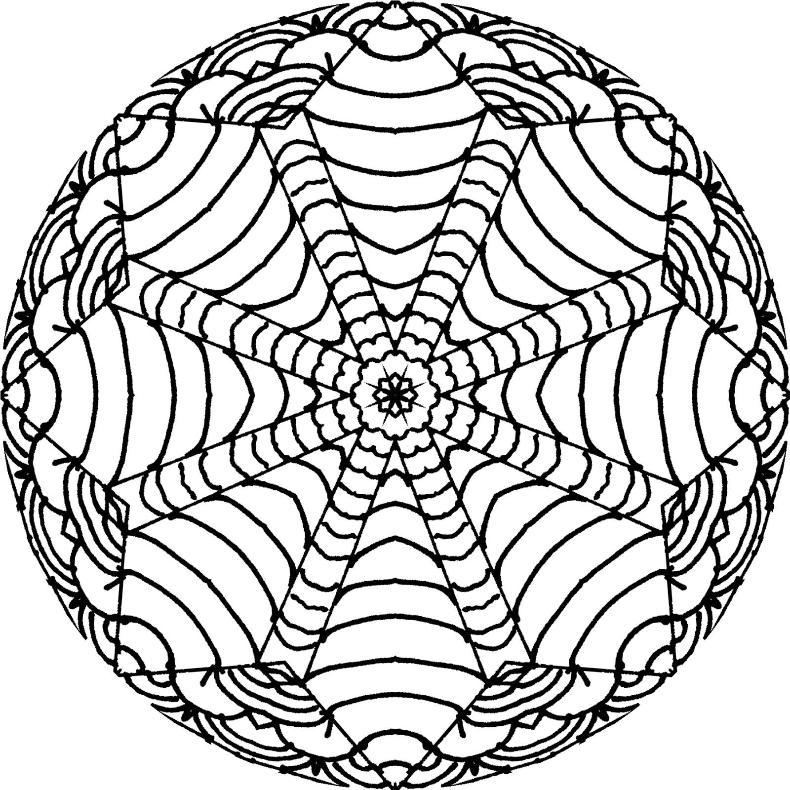 Mixed Media Coloring Page