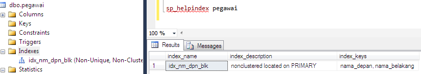 Index Table Clustered and Nonclustered SQL Server - NYOK NGODING