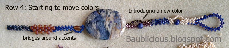 Baublicious: Freeform Peyote Bracelet - First Steps