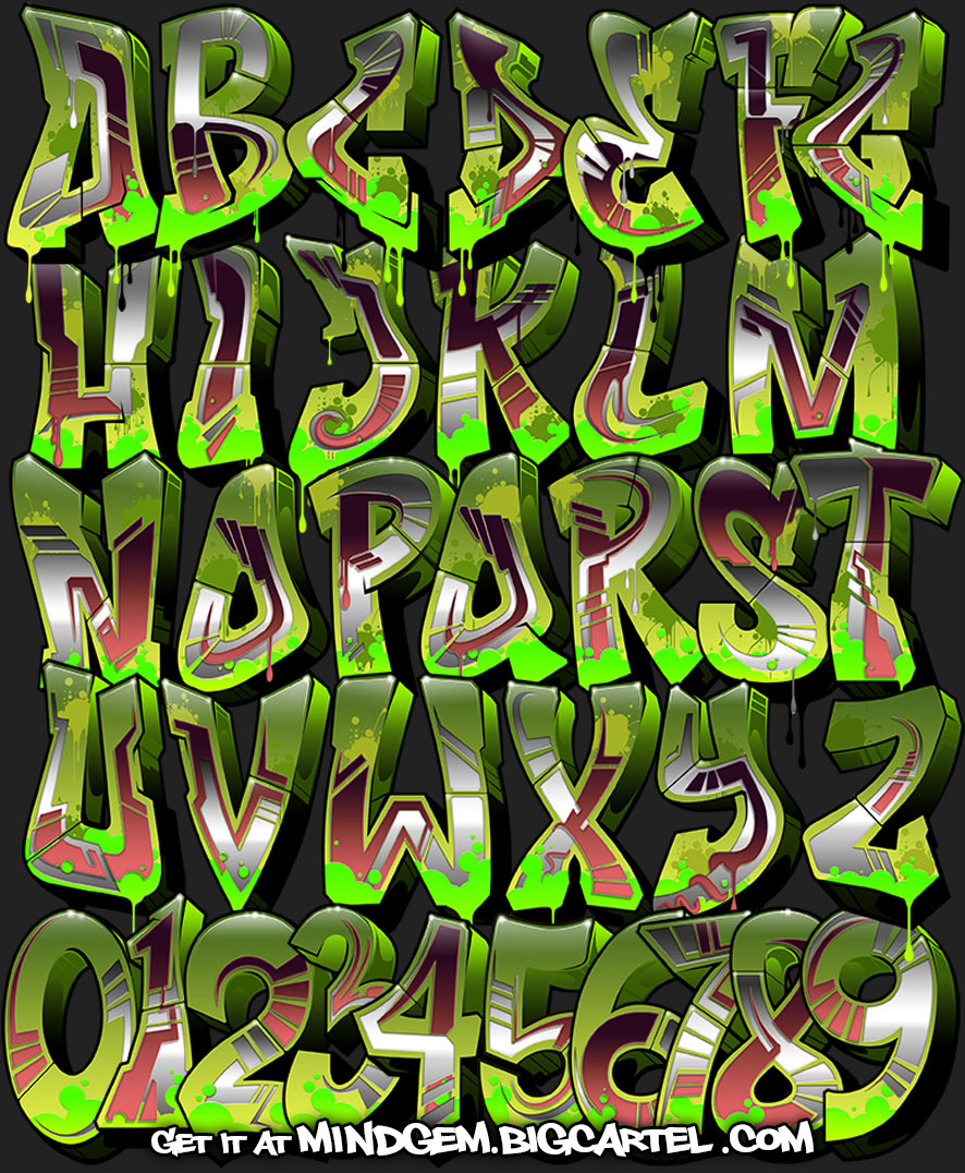 Graffiti Font - Aeon | urban calligraphy