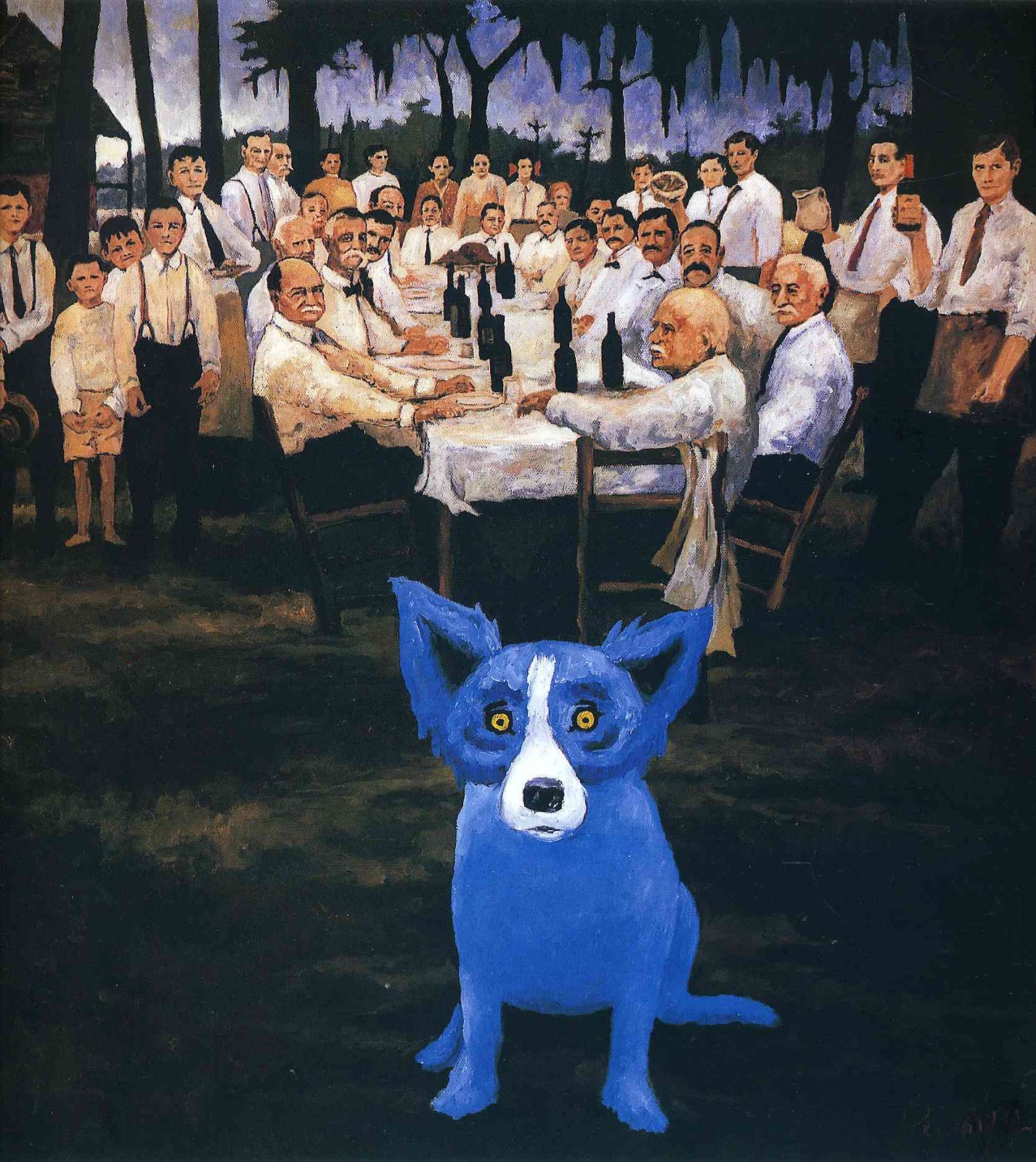 ART NOWA: George Rodrigue blue dog