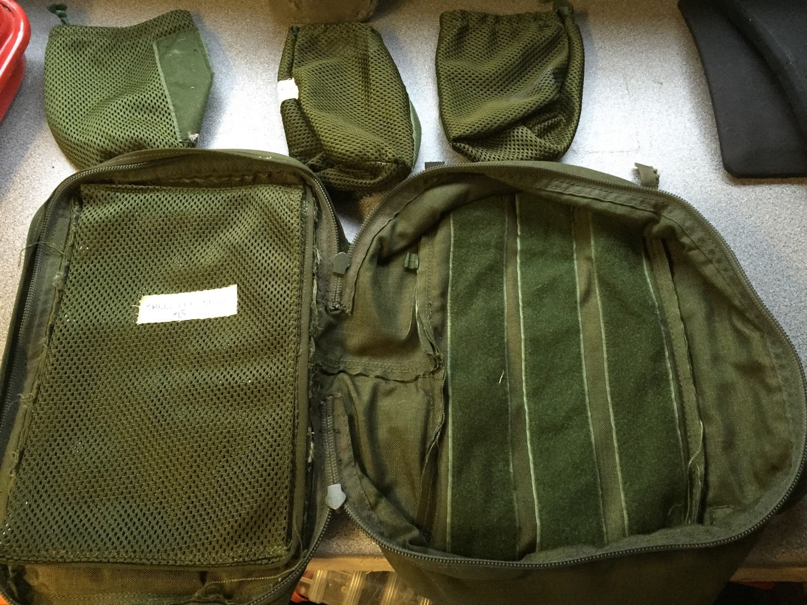 Webbingbabel: British Army PLCE 90 Bergen Medical Side Poches