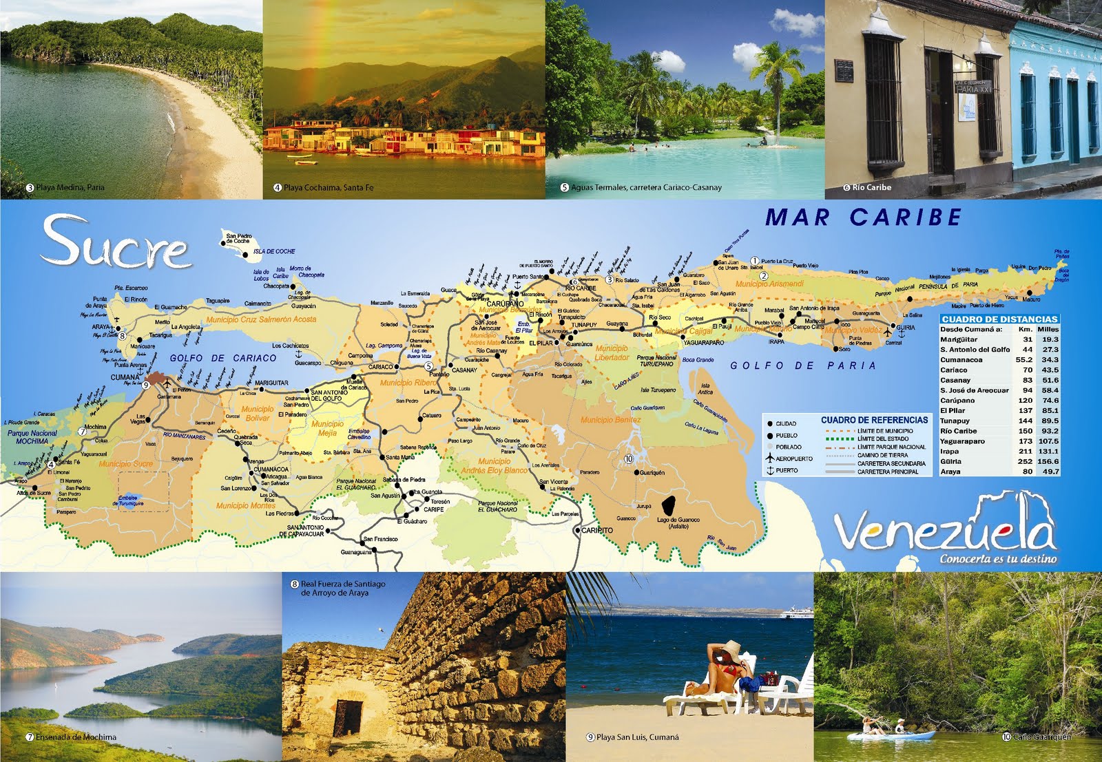 FONDO TURISMO SUCRE: Mapa vial turístico de Sucre, conocerlo es tu ...