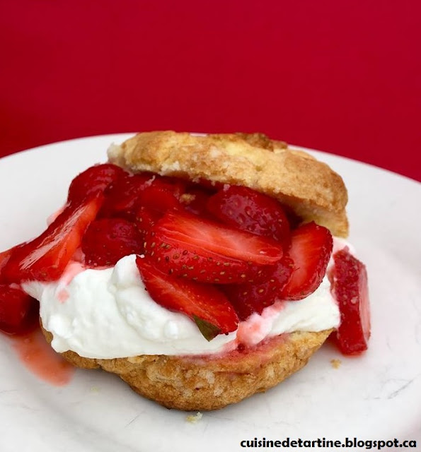 Shortcake aux fraises