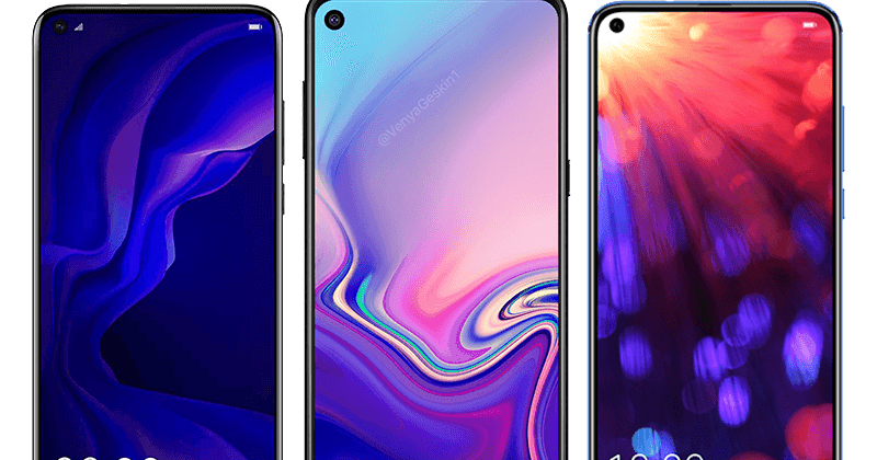 List of smartphones with punch-hole screens