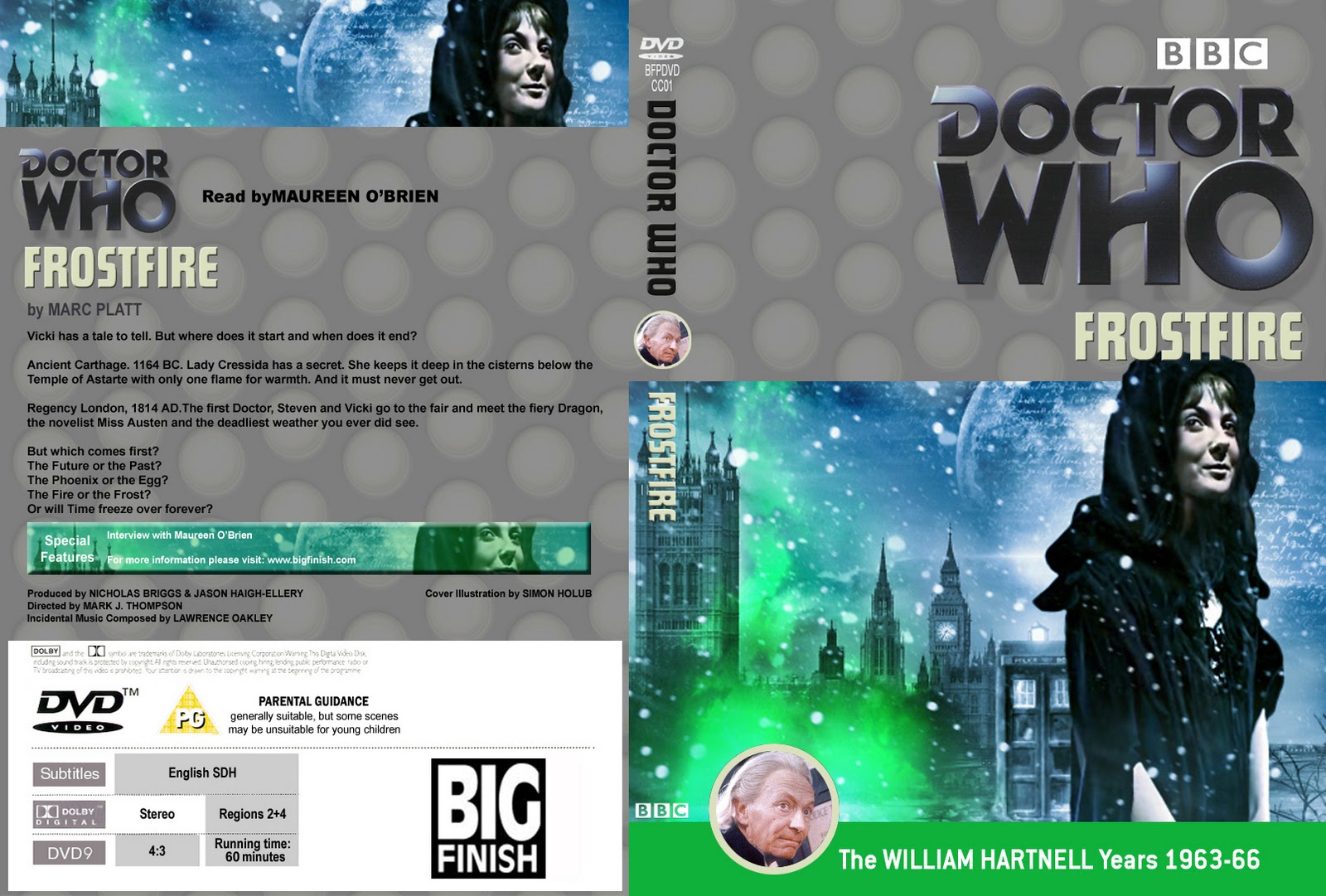 The Sirens of Time: Big Finish DVD Covers: 1st Doctor
