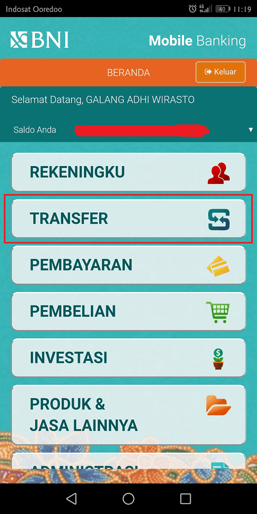 Cara Transfer Uang Menggunakan Mobile Banking BNI - TeknoSee