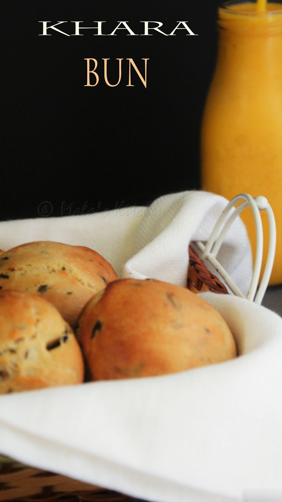 Masala Bun / Khara Bun - Malas-Kitchen