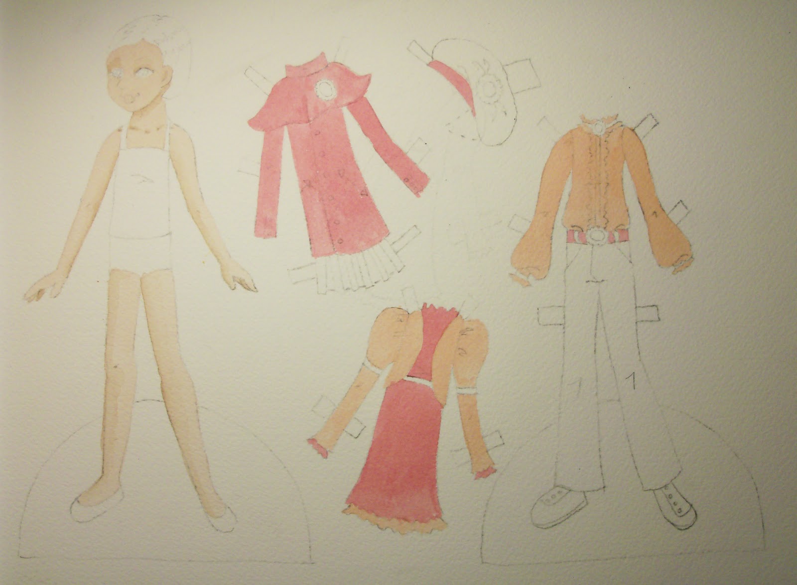 Paper Doll School: September 2012