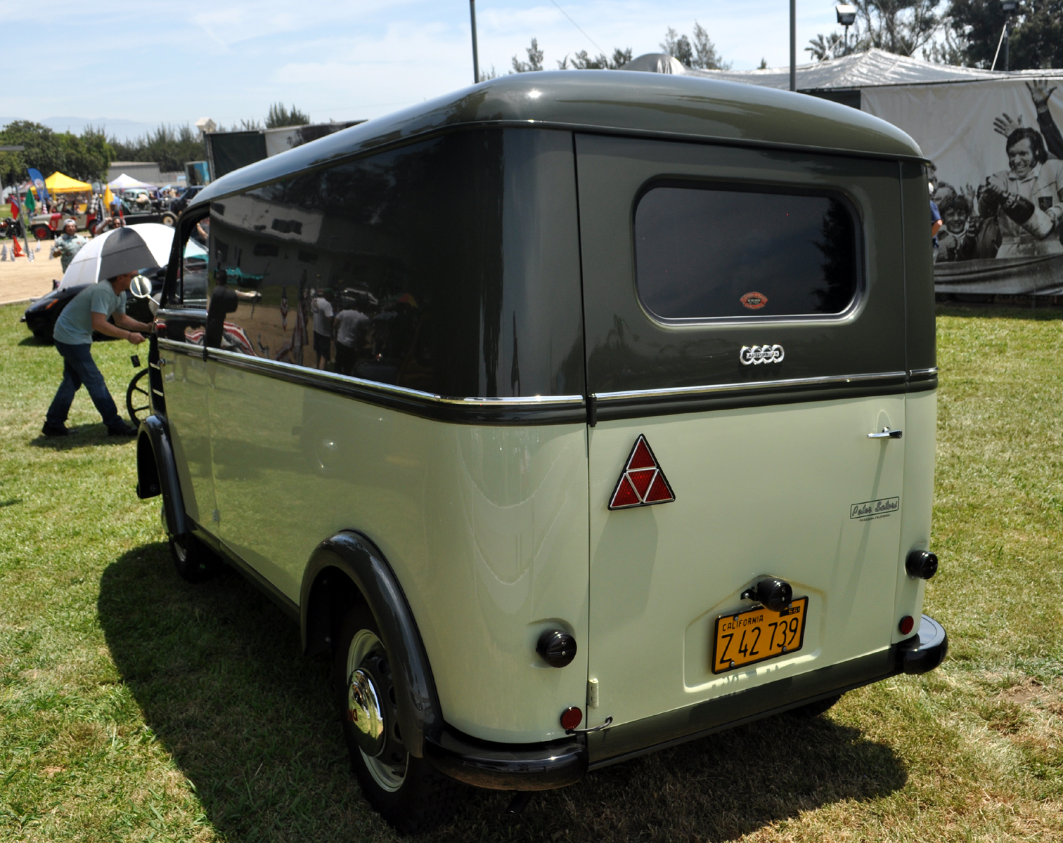 Just A Car Guy: 1956 DKW van, only one restored in America, first time ...
