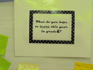 Teaching is a Gift: Back to School Question Activity Using Post-Its