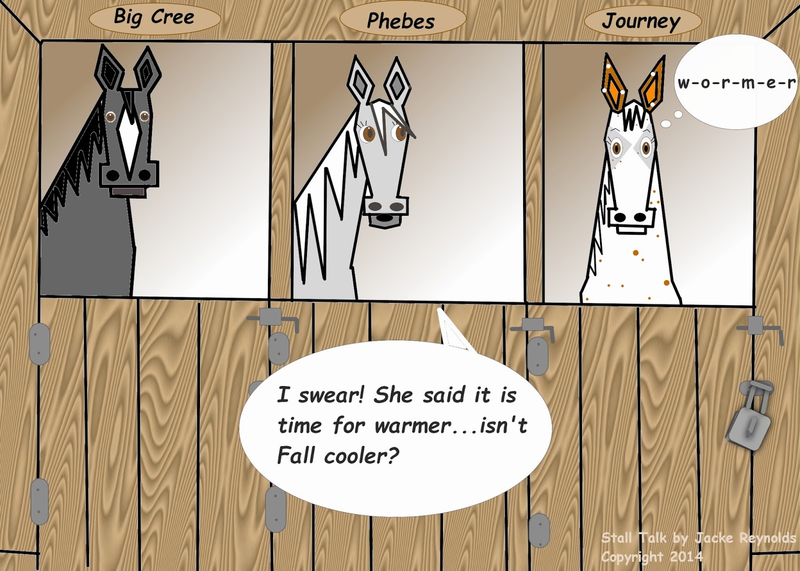 Endurance Granny: Sunday Silly: Stall Talk