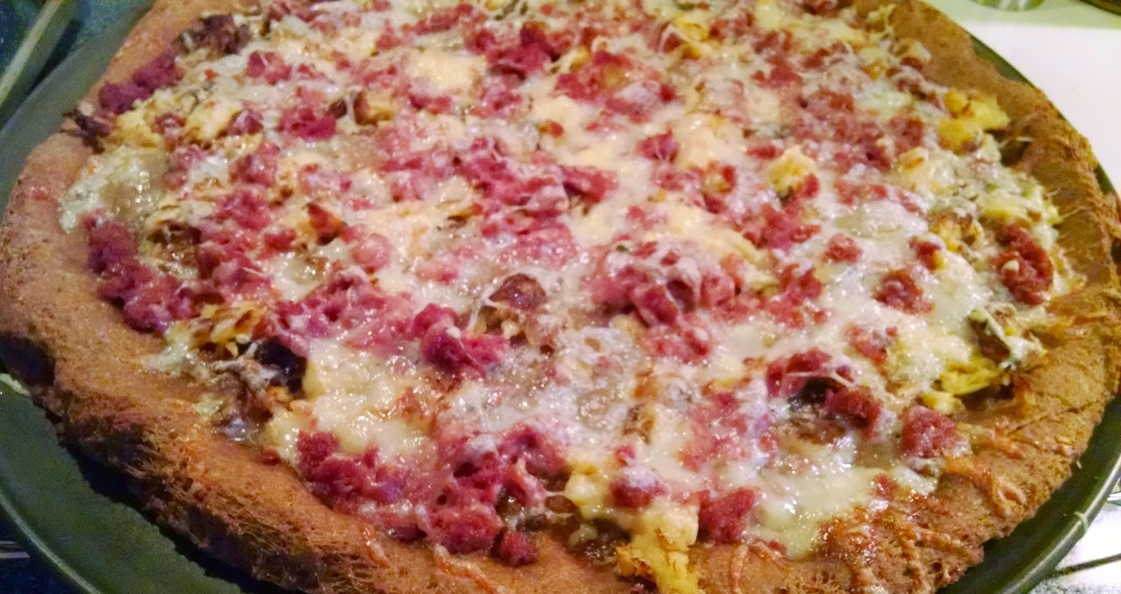 FoodieFunk: Reuben Pizza