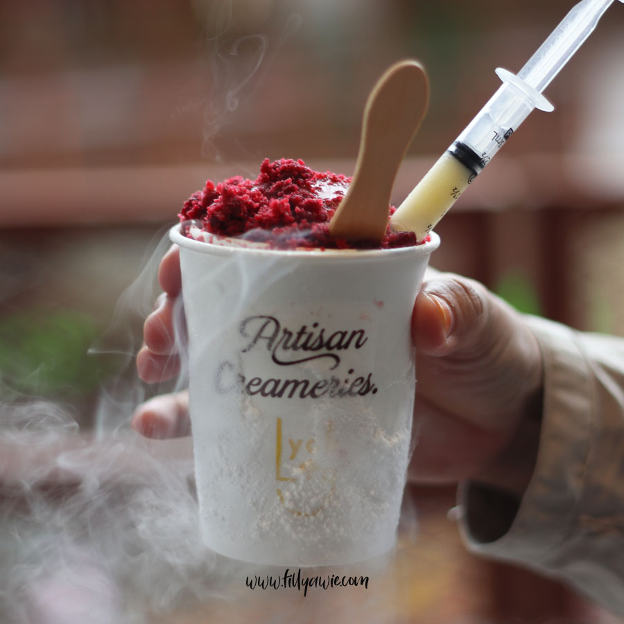 Lycklig Nitrogen Ice Cream, Enak dan Gemesin | Fillyawie, Indonesian ...