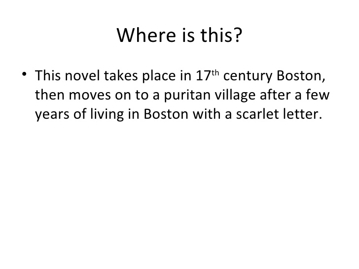 English Literature : What is Plot construction in “The Scarlet Letter”?