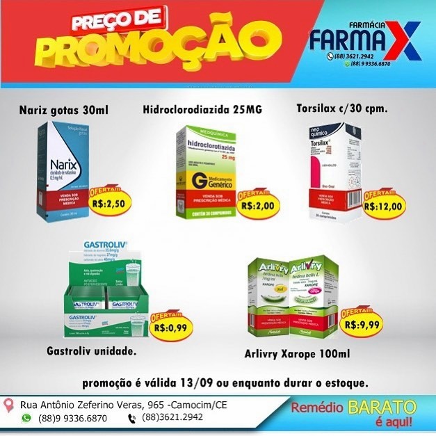 CAMOCIM POLÍCIA 24h: PROMOÇÃO DE OFERTAS DA FARMA X