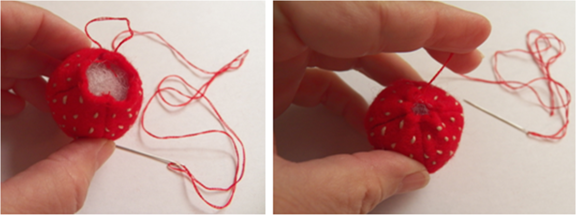 Art Threads: Monday Project - Felt Strawberries