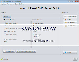 [Sms Gateway] Pengaturan Library Smslib Untuk Sms Gateway - Belajar ...
