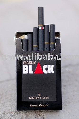 Tobacco Packets: Djarum Black Tea Cigarettes