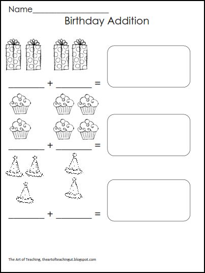 The Art of Teaching: A Kindergarten Blog: Happy Birthday To Me ...