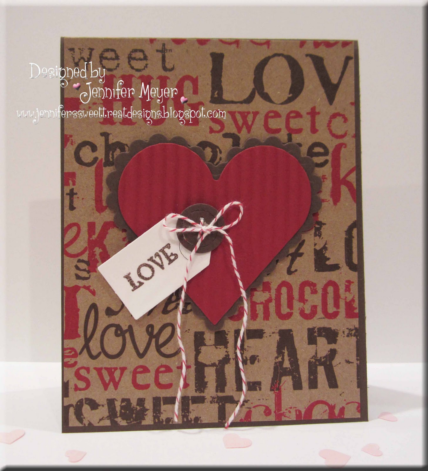 Jennifer's Sweet Designs: More Valentine Cards to Share...