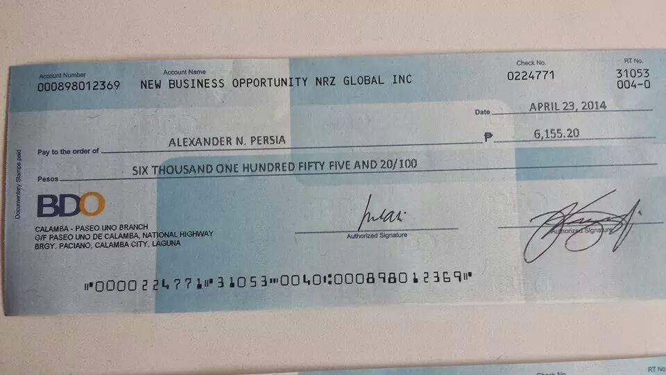 Cash in a Flash!: NBO-GLOBAL's PROOF of Income