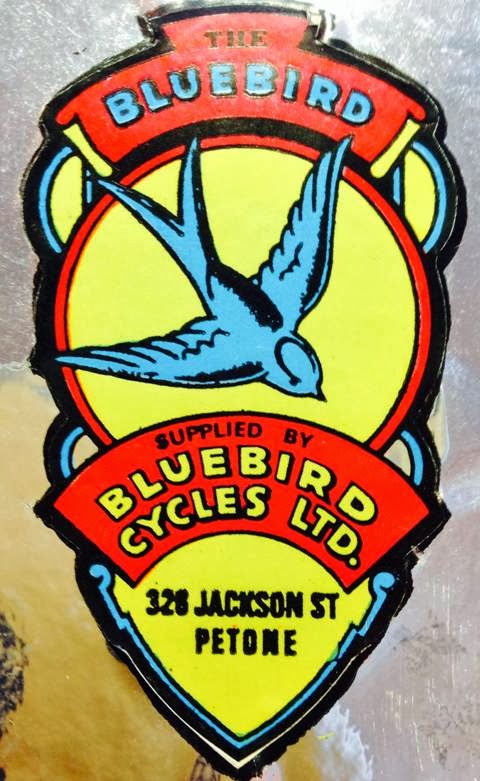The Bicycle Shop Decal Project: Bluebird Cycle Shop; Petone, New Zealand