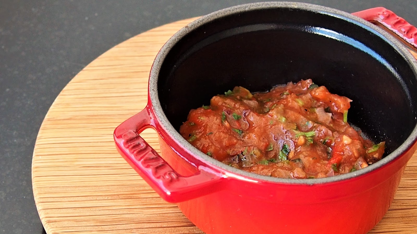 Smoky slow roast tomato and chilli salsa - Kitchen Exile