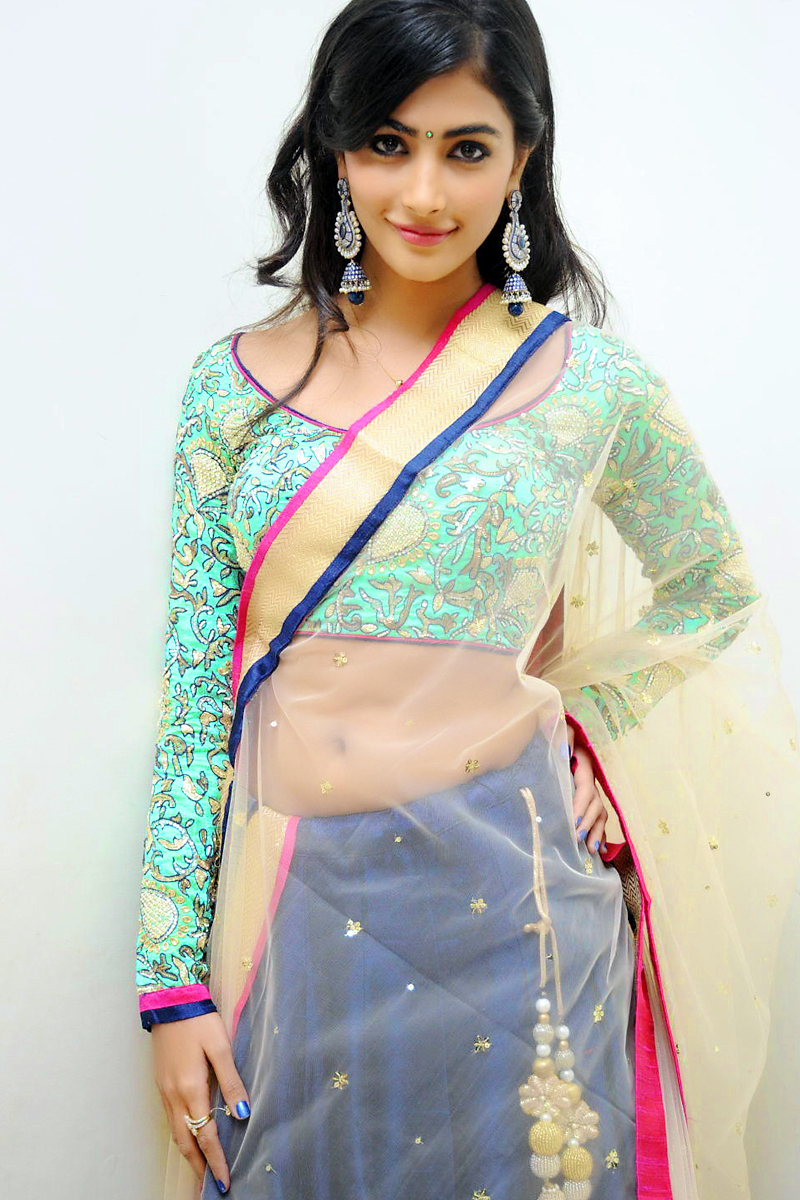 CUTE MODEL AND ACTRESS POOJA HEDGE WEAR STYLISH LEHENGA HD PHOTOS