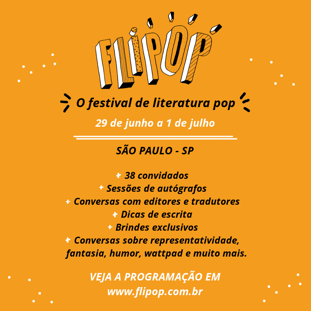A segunda edição da FLIPOP chegou! - Casos Acasos e Livros