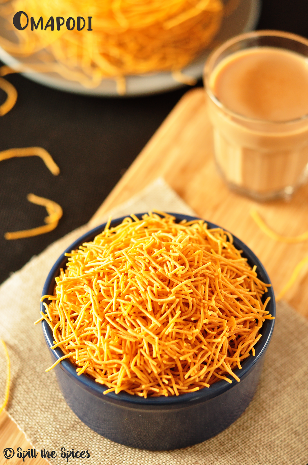 Omapodi | Plain Sev | Spill the Spices