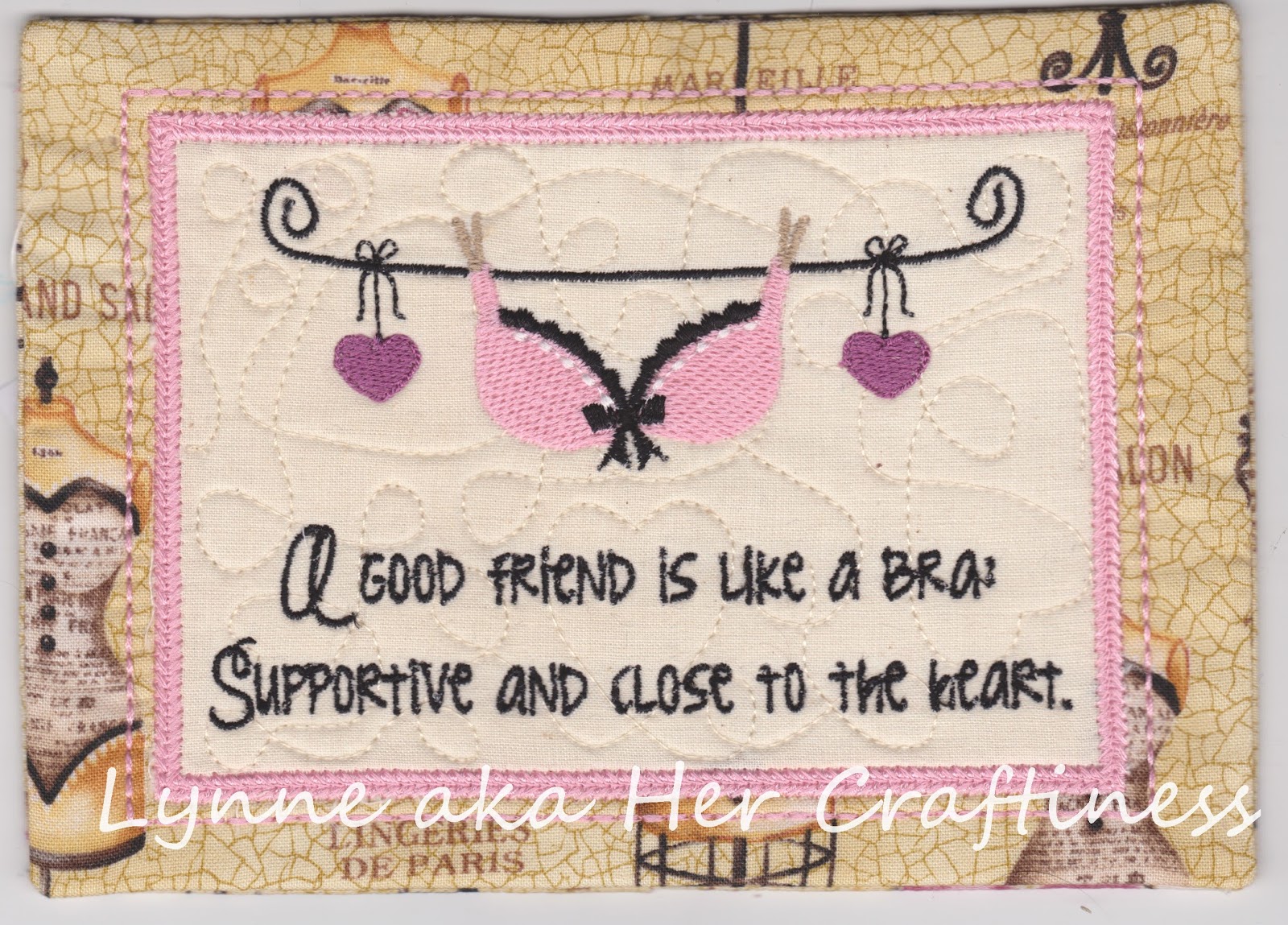 Her Craftiness: A Good Friend is Like a Bra