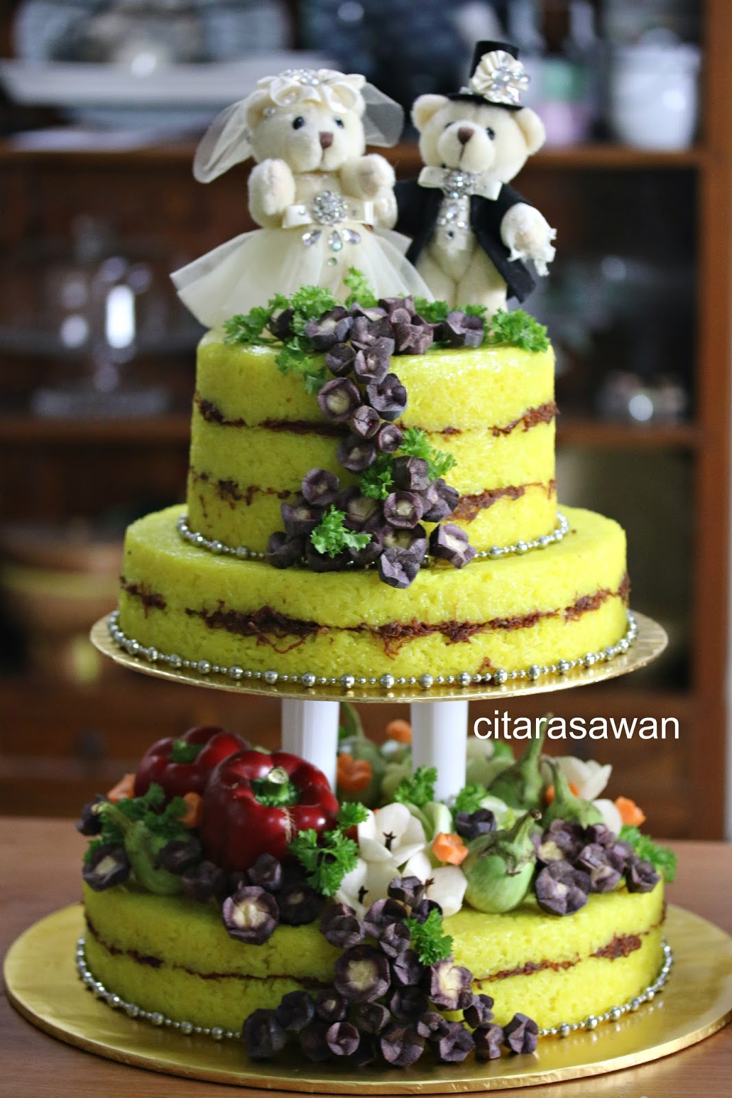 Pulut Kuning Berhias Gubahan Moden dan Tradisi - Puan Azizah ~ Must Read!