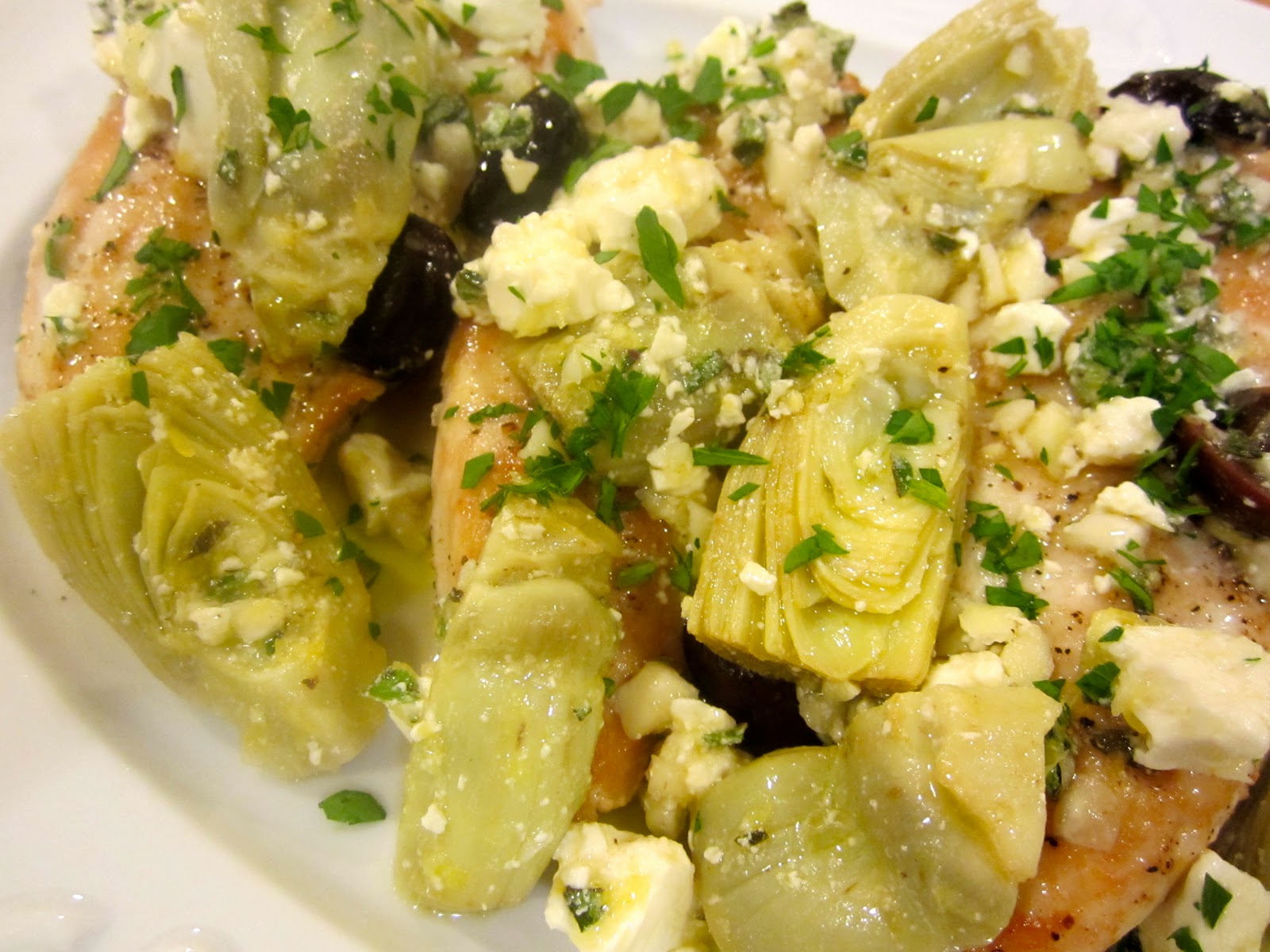 The Glamorous Gourmet: Fast & Fabulous: Chicken Breasts with Artichoke ...